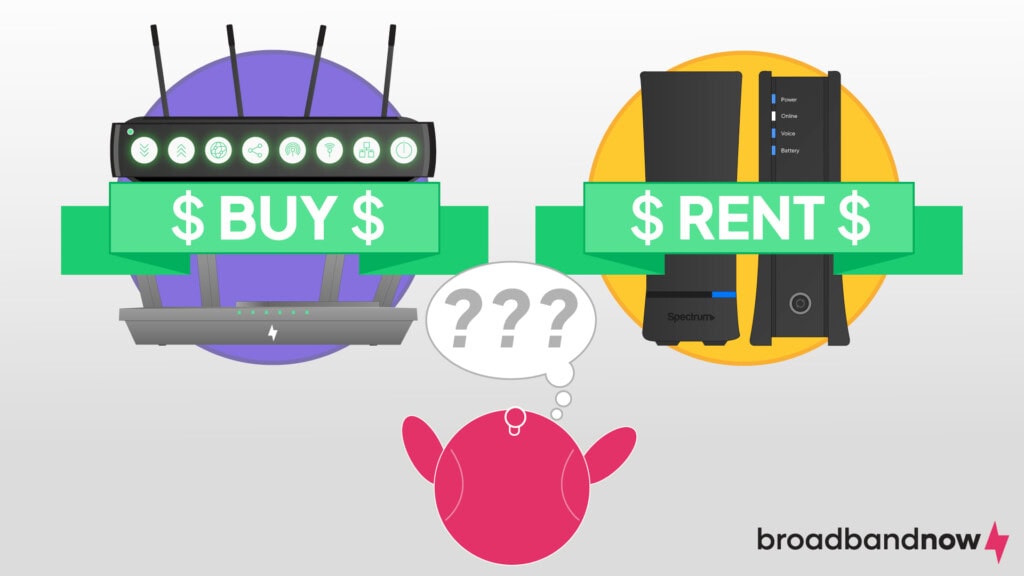 Should You Rent or Buy Your Modem and Router? | BroadbandNow.com