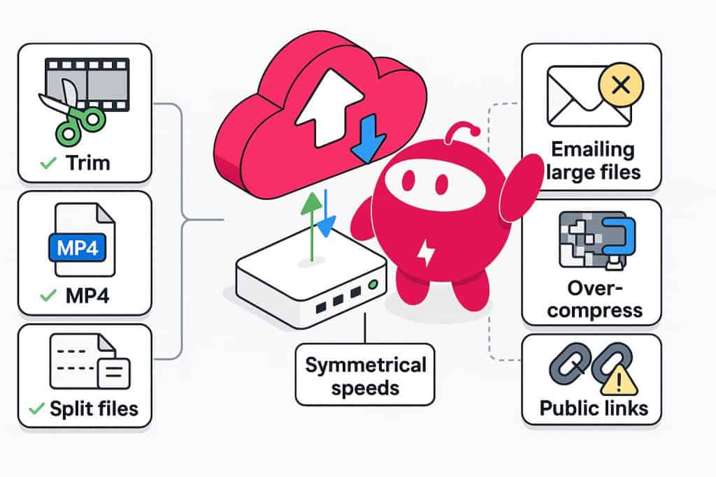 How to Share a Large Video File | BroadbandNow.com