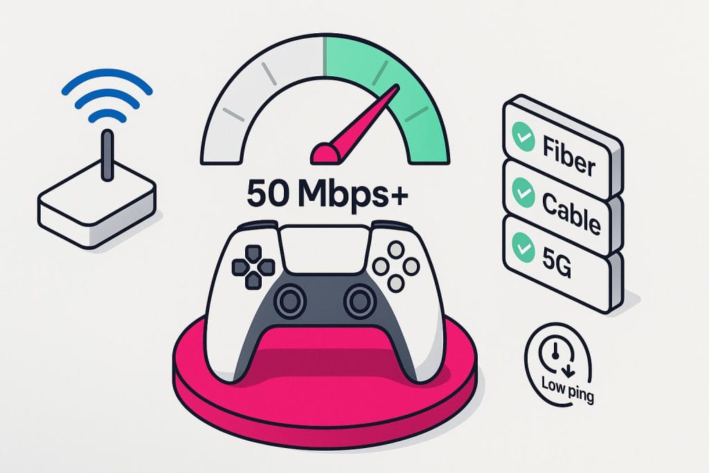 What's the Best Internet Speed for the PS5? | BroadbandNow.com